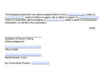 Free Alaska Notary Acknowledgement - Individual Acting as Principal by ...