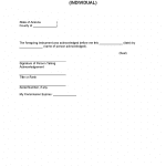 Free Arizona Notary Acknowledgement - Public Officer, Trustee, or ...