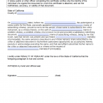 Free California Notarial Certificate - Jurat - PDF - Word