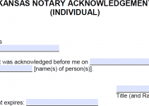 Free Kansas Notarial Certificate - Witnessing/Attesting a Signature ...