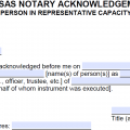 Free Kansas Notary Acknowledgement Forms - PDF - Word
