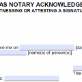 Free Kansas Notary Acknowledgement Forms - PDF - Word
