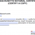 Free Massachusetts Notary Acknowledgement Forms - PDF - Word