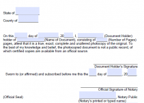 Free South Carolina Notary Acknowledgement - Corporation - PDF - Word