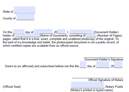 Free South Carolina Notarial Certificate - Verification - PDF - Word