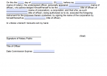 Free Connecticut Notary Acknowledgement - Individual - PDF - Word