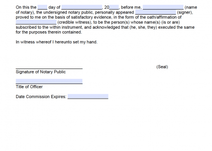 Free Connecticut Notary Acknowledgement - Individual - PDF - Word