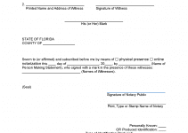 Free Florida Notarial Certificate - Attested Copy - PDF - Word