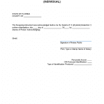 Free Florida Notary Acknowledgement - Representative - PDF - Word