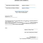 Free Florida Notary Acknowledgement - Individual Signing by Mark - PDF ...