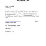 Free Florida Short Form Notary Acknowledgement - Partnership - PDF - Word