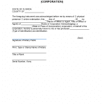 Free Florida Short Form Notary Acknowledgement - Partnership - PDF - Word