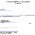 Free Georgia Notary Acknowledgement Forms - PDF - Word