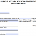 Free Illinois Notary Acknowledgement Forms - PDF - Word