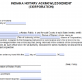 Indiana Notary Acknowledgement Forms Archives - Notary Acknowledgement