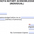 Free Minnesota Notary Acknowledgement Forms - PDF - Word