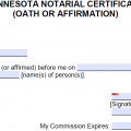 Free Minnesota Notary Acknowledgement Forms - PDF - Word