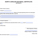 Free North Carolina Notary Acknowledgement – Attorney in Fact - PDF - Word