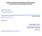 Free North Carolina Notary Acknowledgement Forms - PDF - Word