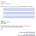Free Ohio Notary Acknowledgement Forms - PDF - Word
