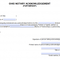 Free Ohio Notary Acknowledgement Forms - PDF - Word