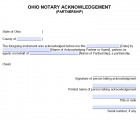 Free Ohio Notary Acknowledgement Forms - PDF - Word