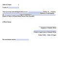 Free Oregon Notary Acknowledgement Forms - PDF - Word