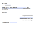 Free Oregon Notary Acknowledgement Forms - PDF - Word