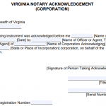 Free Virginia Notarial Certificate - Jurat - PDF - Word
