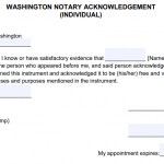 Free Washington Verification Upon Oath or Affirmation - PDF - Word