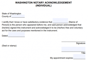 Free Washington Verification Upon Oath or Affirmation - PDF - Word
