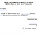 Free West Virginia Notary Acknowledgement Forms – PDF – Word